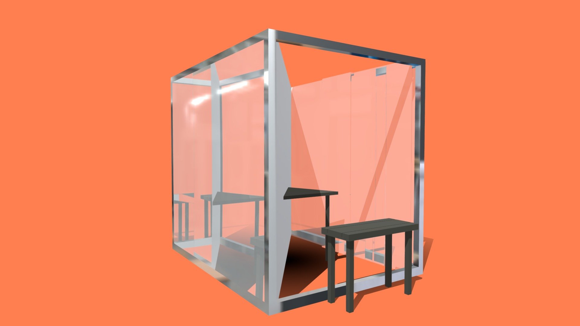 Remote Viewing Cabin - 3D model by kevbeotobo [58bafee] - Sketchfab