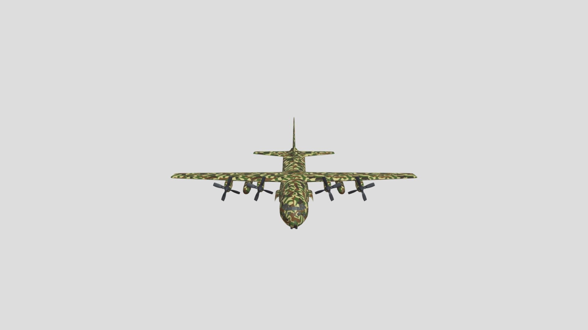 Army Plane - 3D model by danishmughal013 [58bc778] - Sketchfab