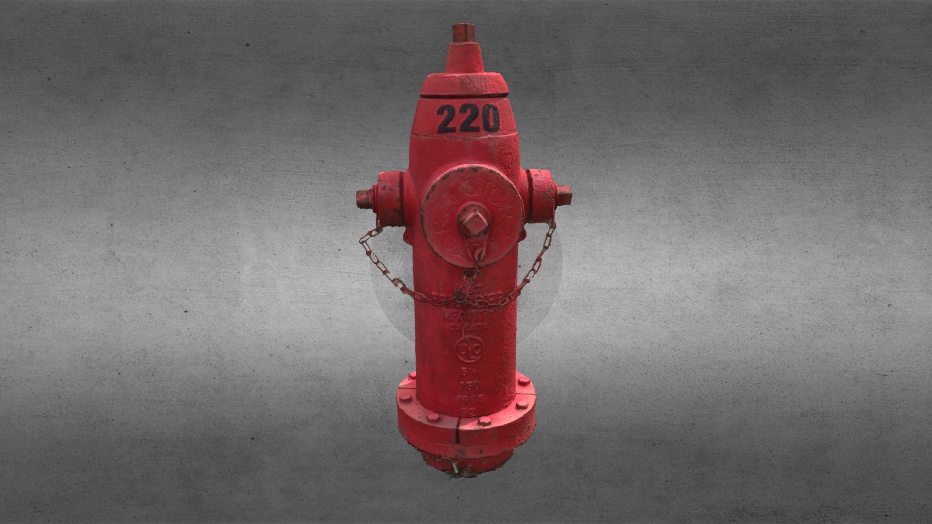 Clow Canada Brigadier M-67 Fire Hydrant 1995 - 3D model by Picxels ...