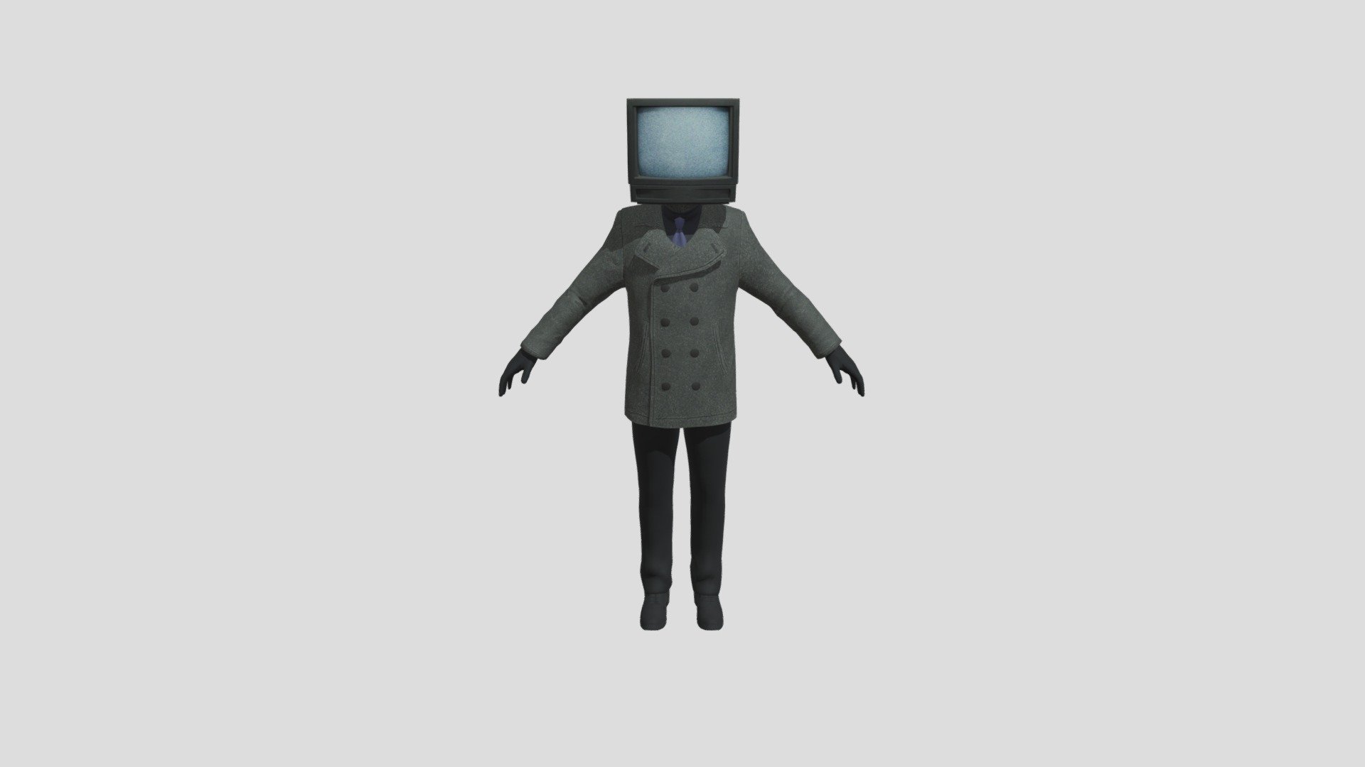 Tvman - Download Free 3D model by j (@gmanfromhl2) [58bd40b] - Sketchfab