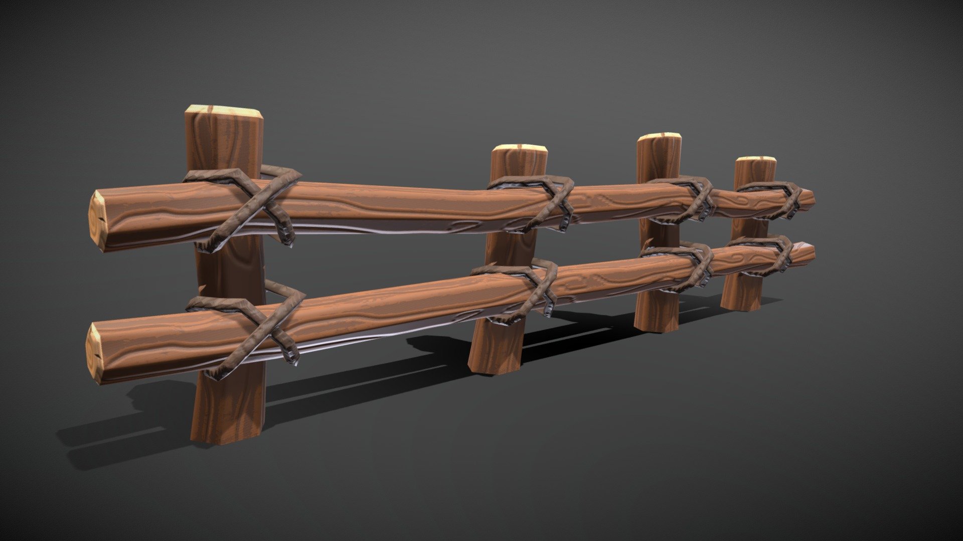 Stylized Fence - 3D model by Coreystj [58bdcaf] - Sketchfab
