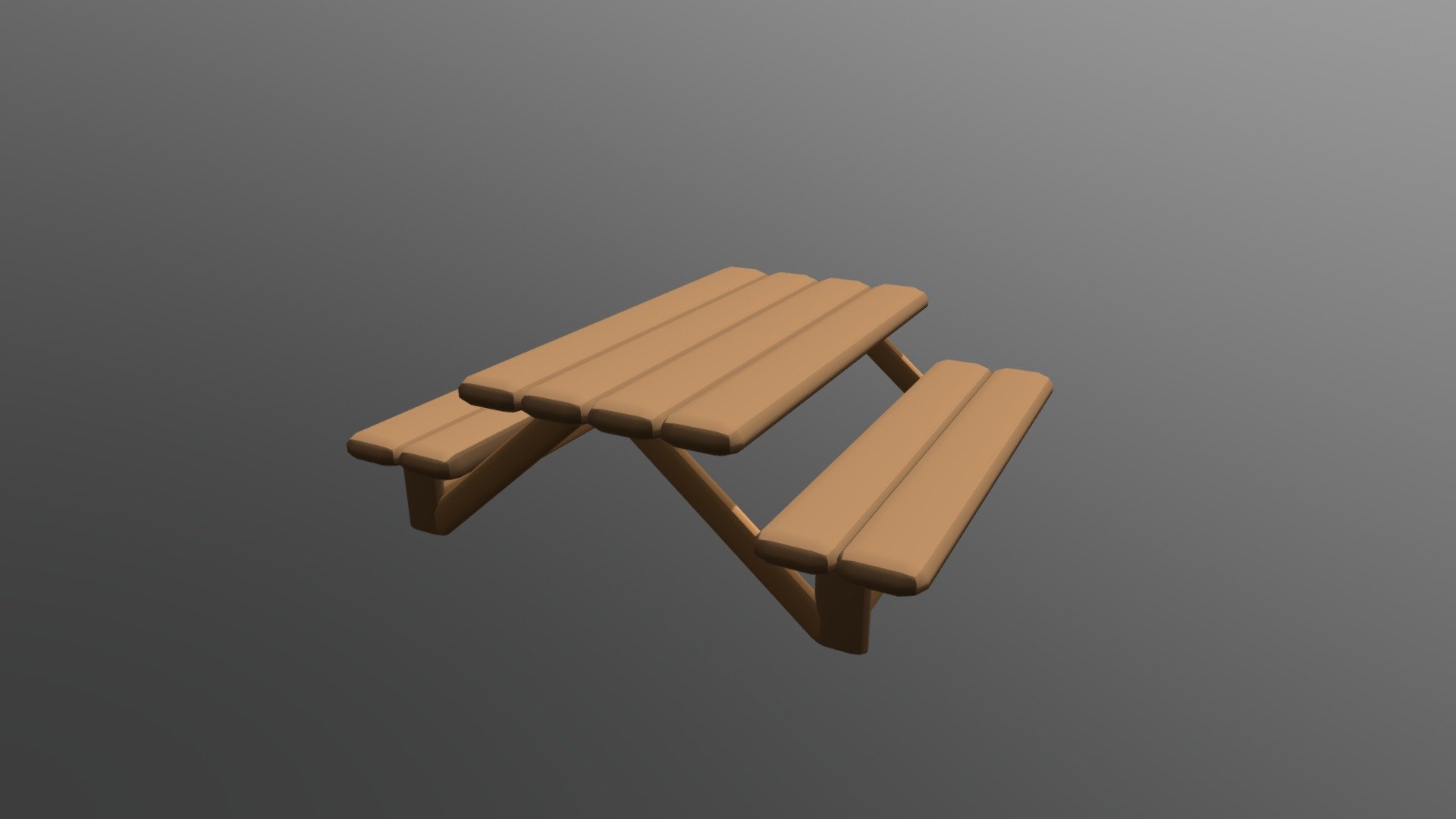 Wooden Bench - 3D model by Maxwell Walton (@MaxwellWalton) [58beb4e ...