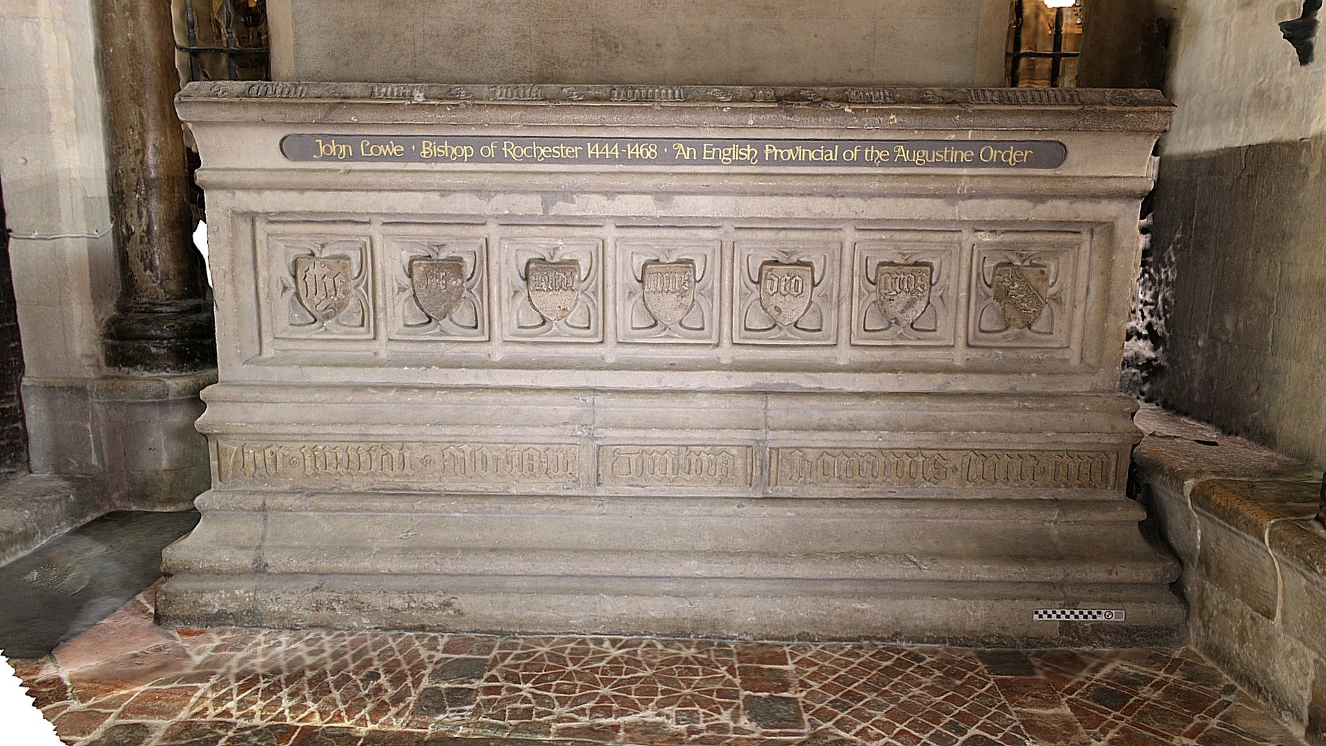 Bishop John Lowe tomb d.1467 - 3D model by Rochester Cathedral ...