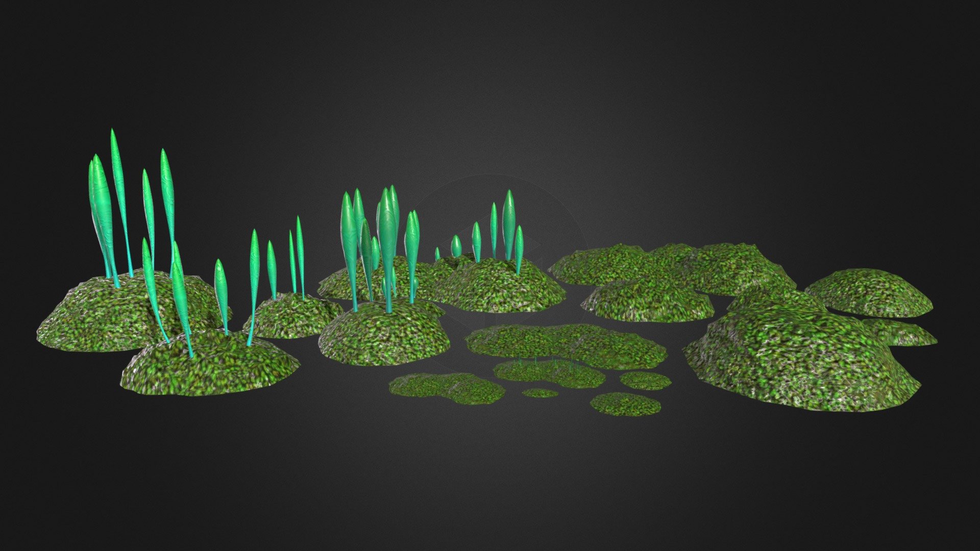 Xen Blobs Pack (Green) - Download Free 3D model by gavinpgamer1 ...