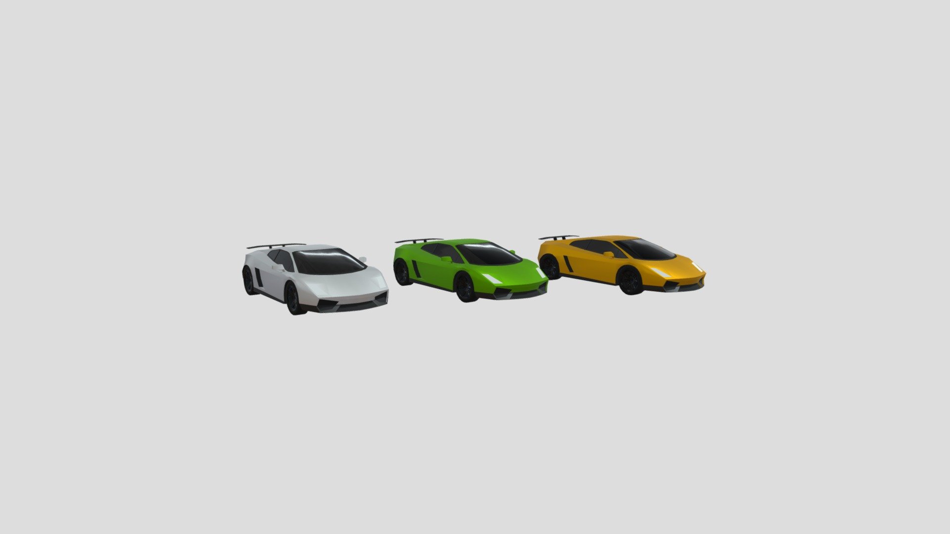 Sport-car-low-poly - 3D model by Harlan9962 [58c4e86] - Sketchfab