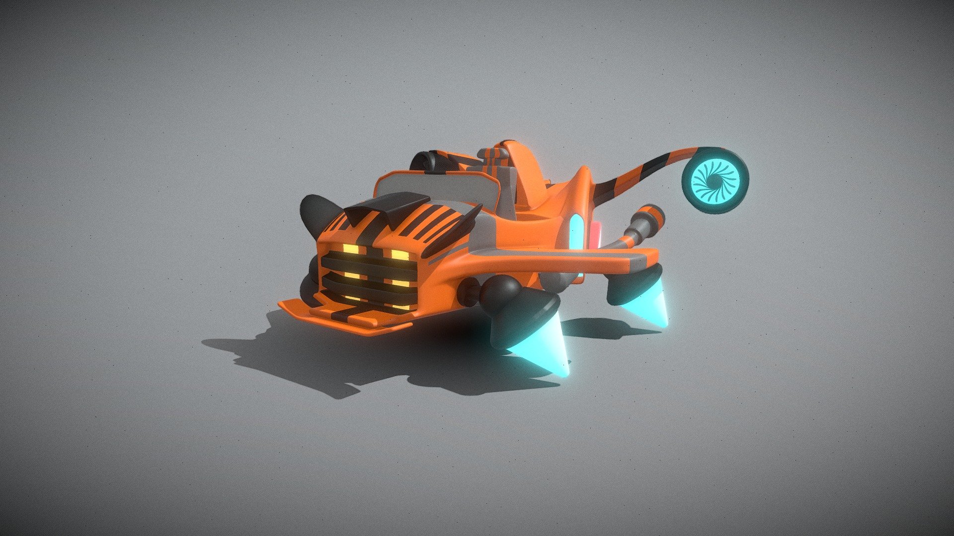 flying car - Download Free 3D model by KraftKatStudio [58c5285] - Sketchfab