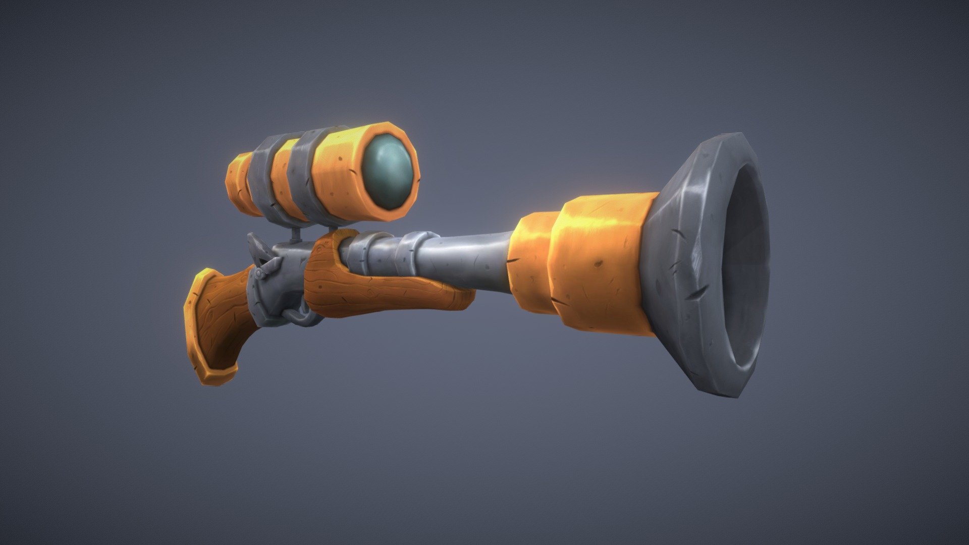 Thundergun - 3D model by Youssef Jammoul (@YoussefJammoul) [58c56dc ...