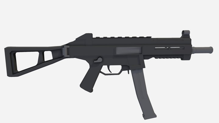 Ump45lowpoly 3D models - Sketchfab