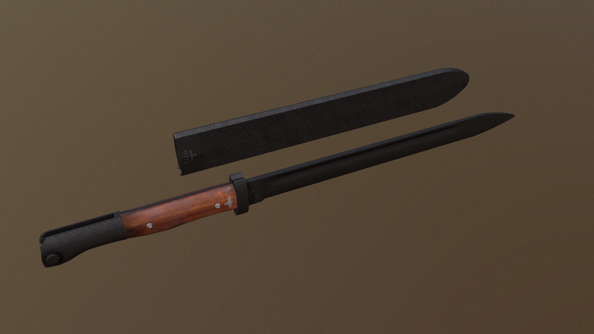 Kar98 Bayonet - Buy Royalty Free 3D model by Thomas Binder ...