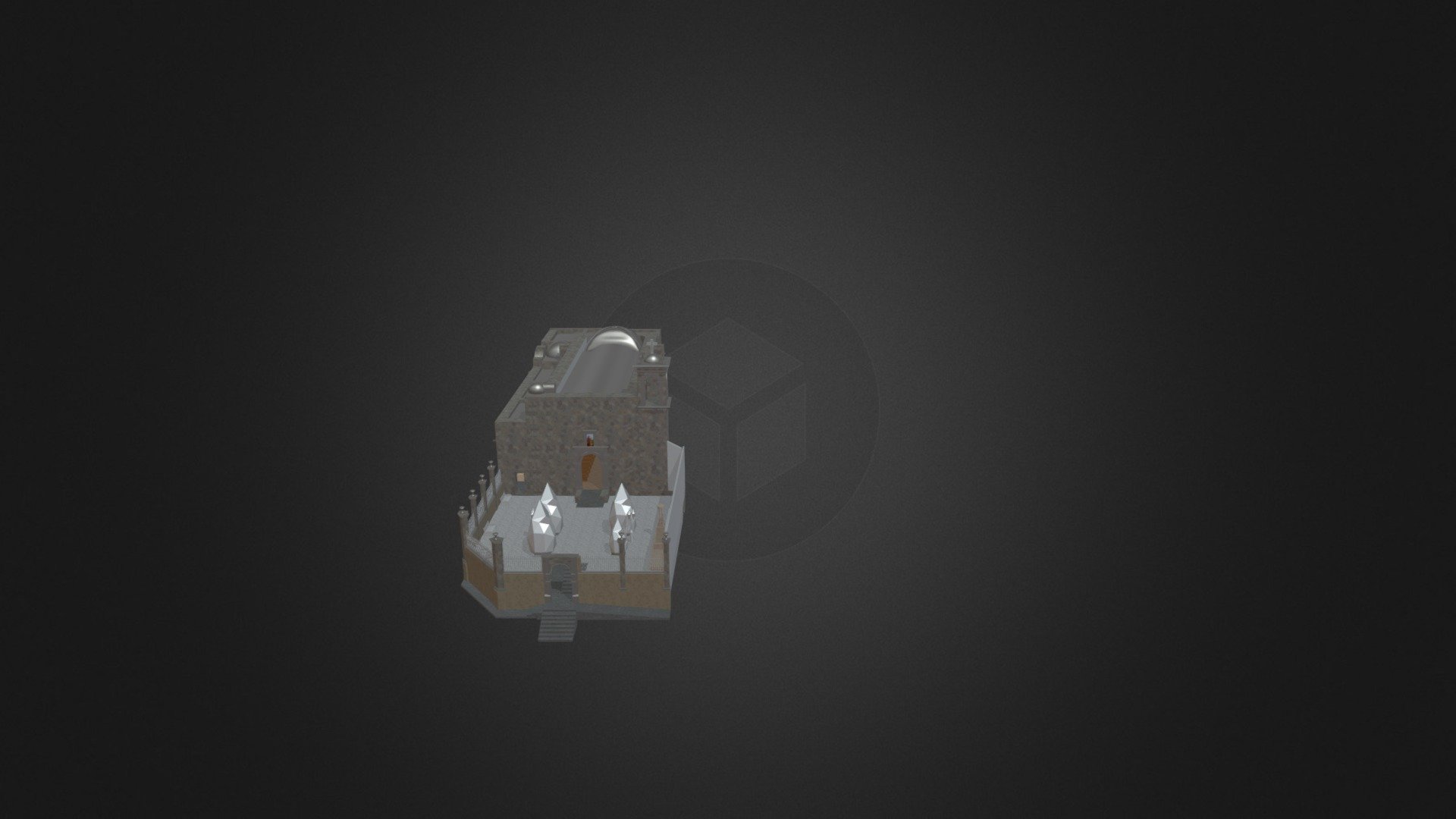 IEYC - IGLESIA JESUS DE NAZARETH - 3D model by marco.mhdz23 [58c7ba5 ...