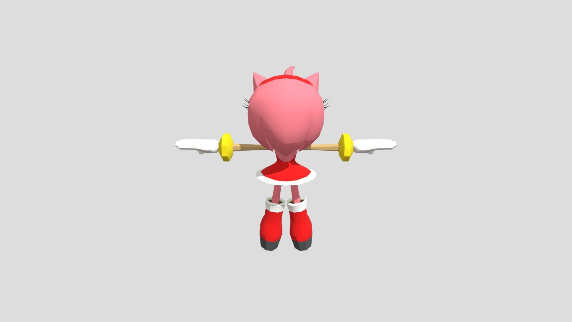 PC Computer - Sonic Heroes - Amy - 3D model by sonixfan2341 [58c7f76 ...