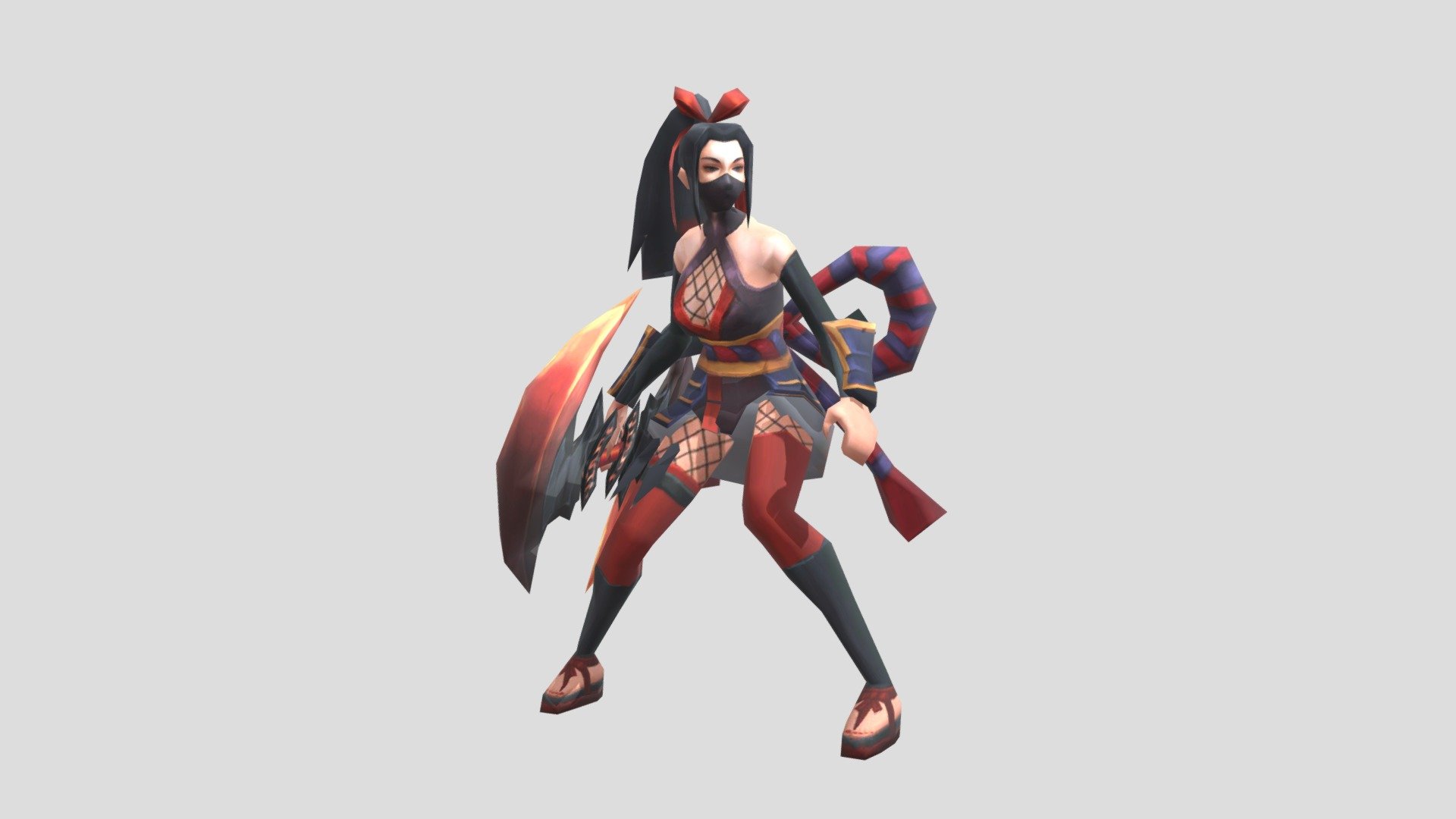 Hero_Hanabi - Download Free 3D model by 3DHeroesMLBB [58ca988] - Sketchfab