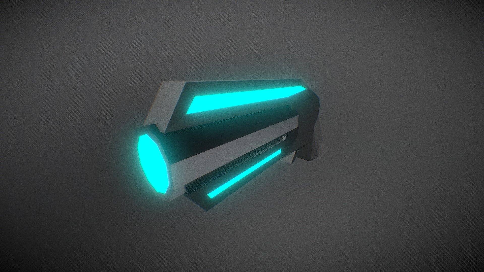 Low Poly Laser Pistol 1 - Download Free 3D model by TriVoxel [58cc3b1 ...