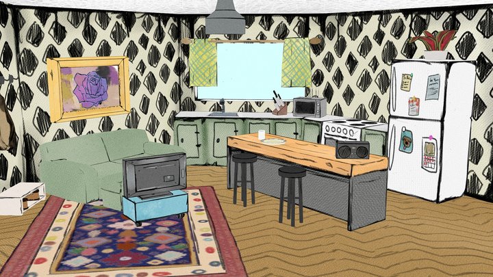 Watercolor 3D models - Sketchfab