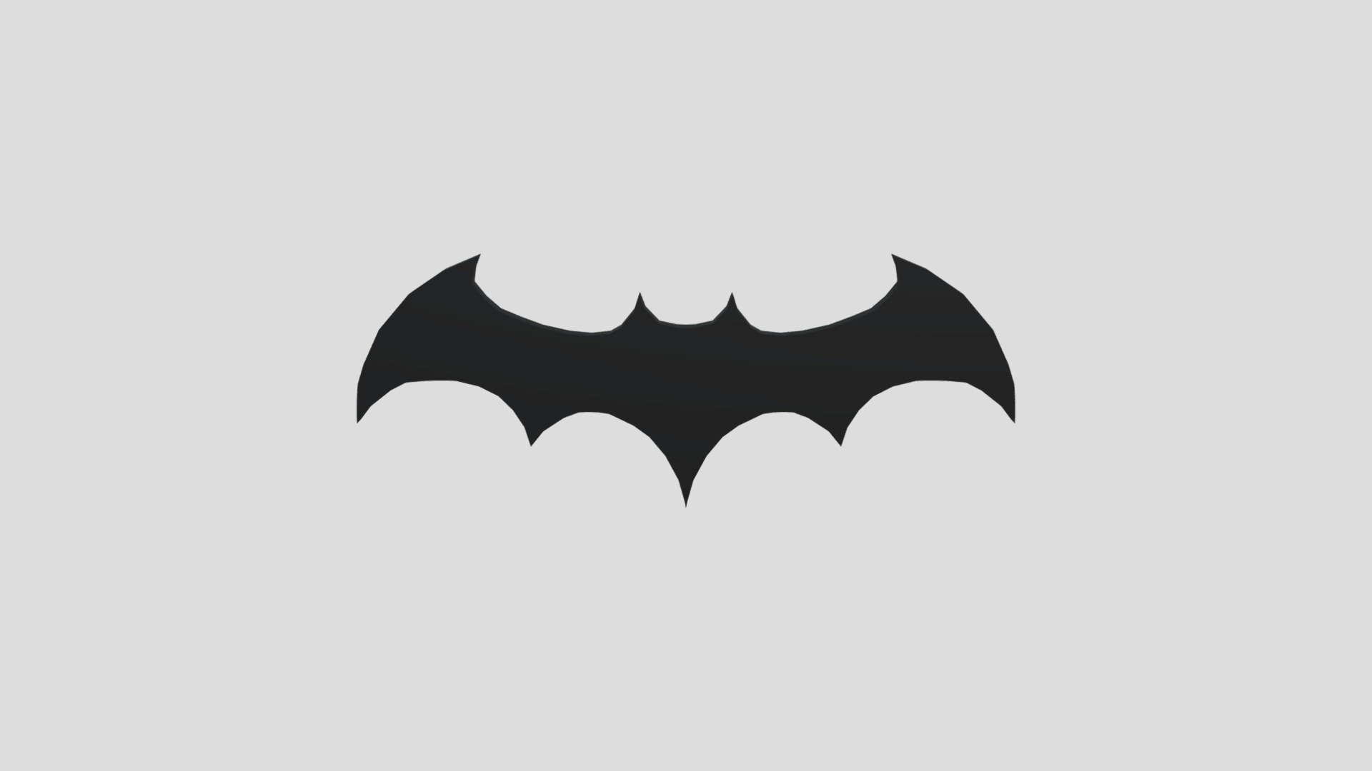 Batman Symbol/Batarang - 3D model by Syppy (@keenemichael566) [58cc882 ...