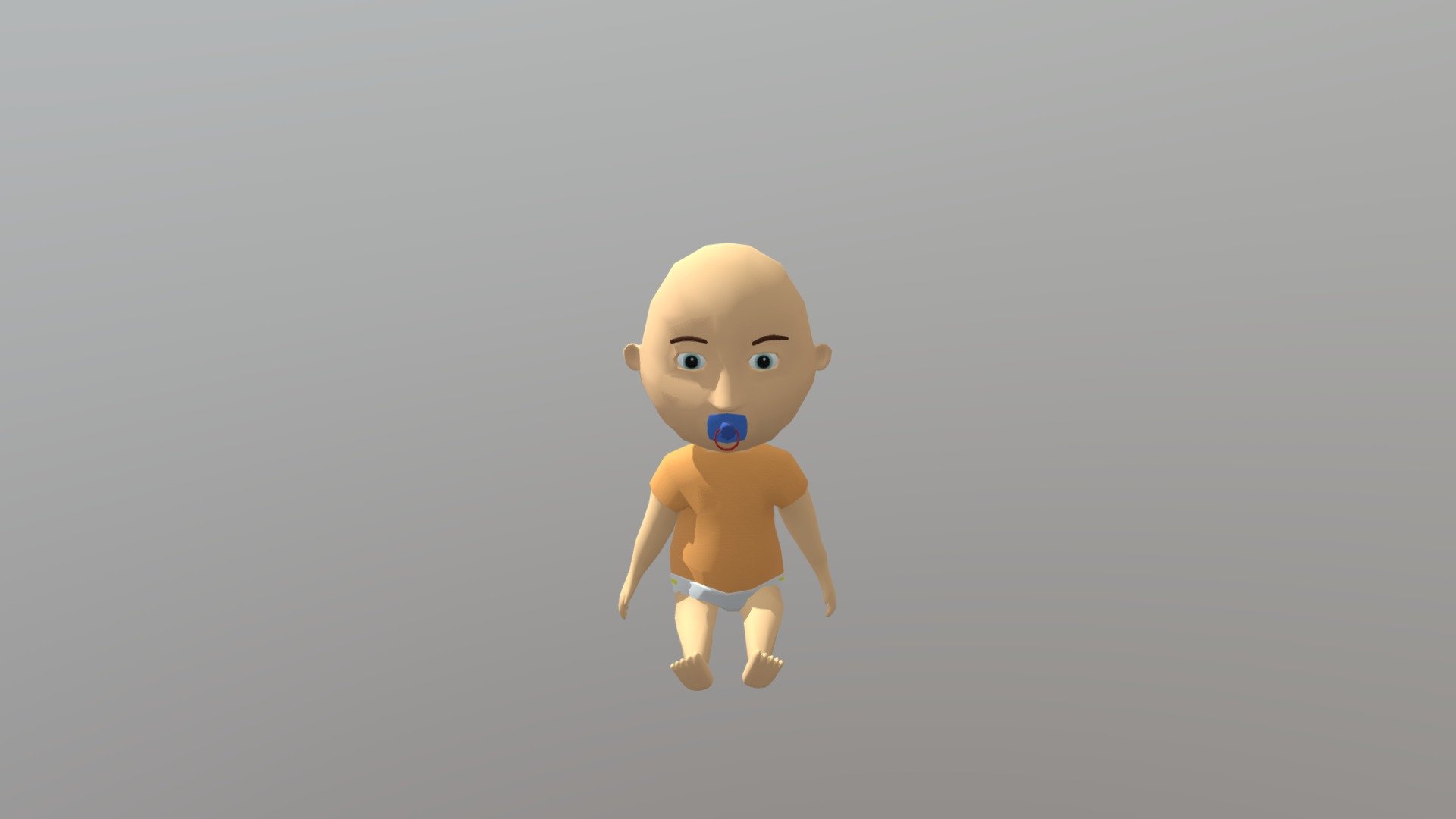 Baby Standing V1 - 3D model by camcouto [58cf3c8] - Sketchfab