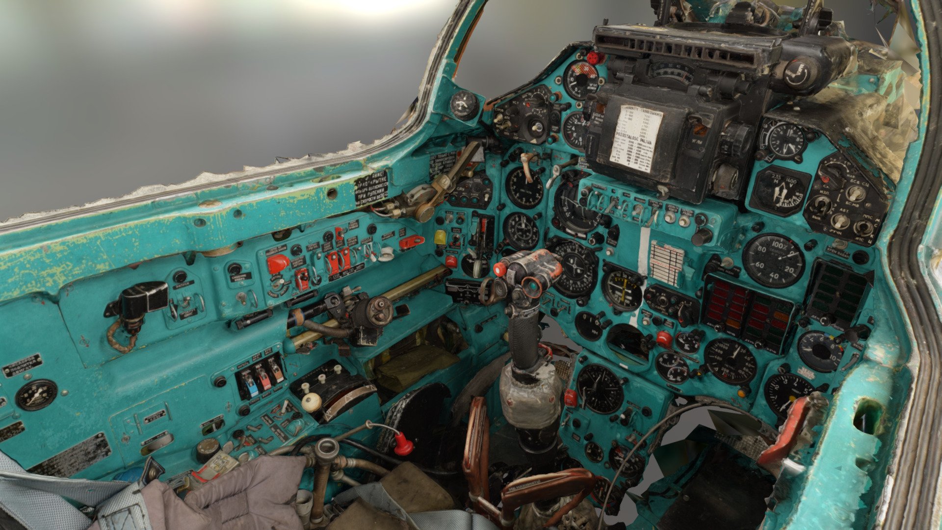MiG-23MF Cockpit Photogrammetry - Download Free 3D model by æck ...
