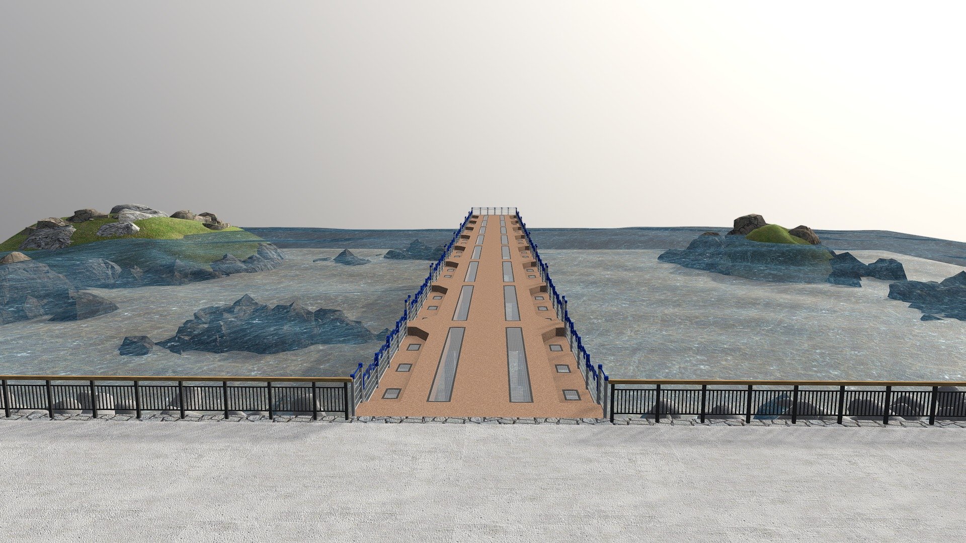 HYDRO PIER-BRIDGE - Download Free 3D model by HYDROKOREA [58d1fa6 ...