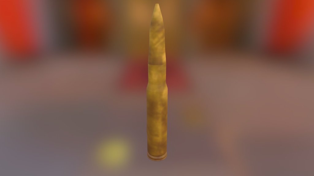 WW2 Bullet - 3D model by Joe (@J.Savage) [58d20db] - Sketchfab