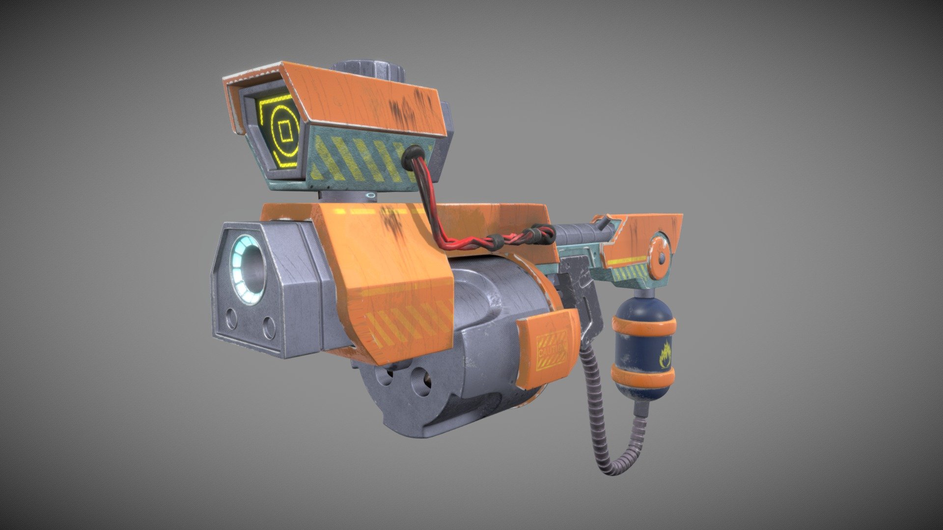 Cartoon Weapon - 3D model by mitch3D [58d2fca] - Sketchfab