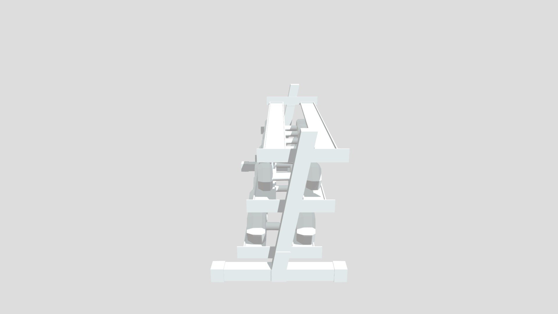 Simple Gym rack - 3D model by brunolzago [58d398d] - Sketchfab