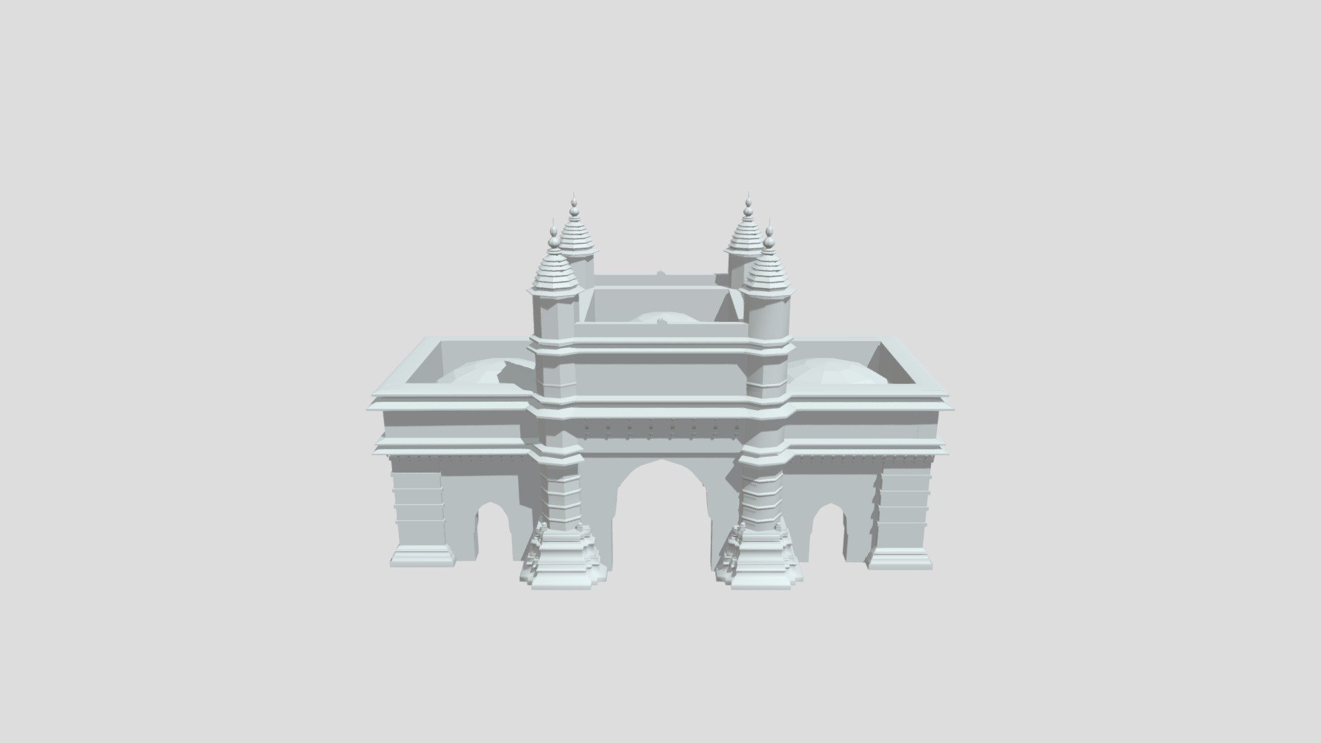 Gateway of India - 3D model by FinleyMurronmaa (@Finley.Murronmaa ...