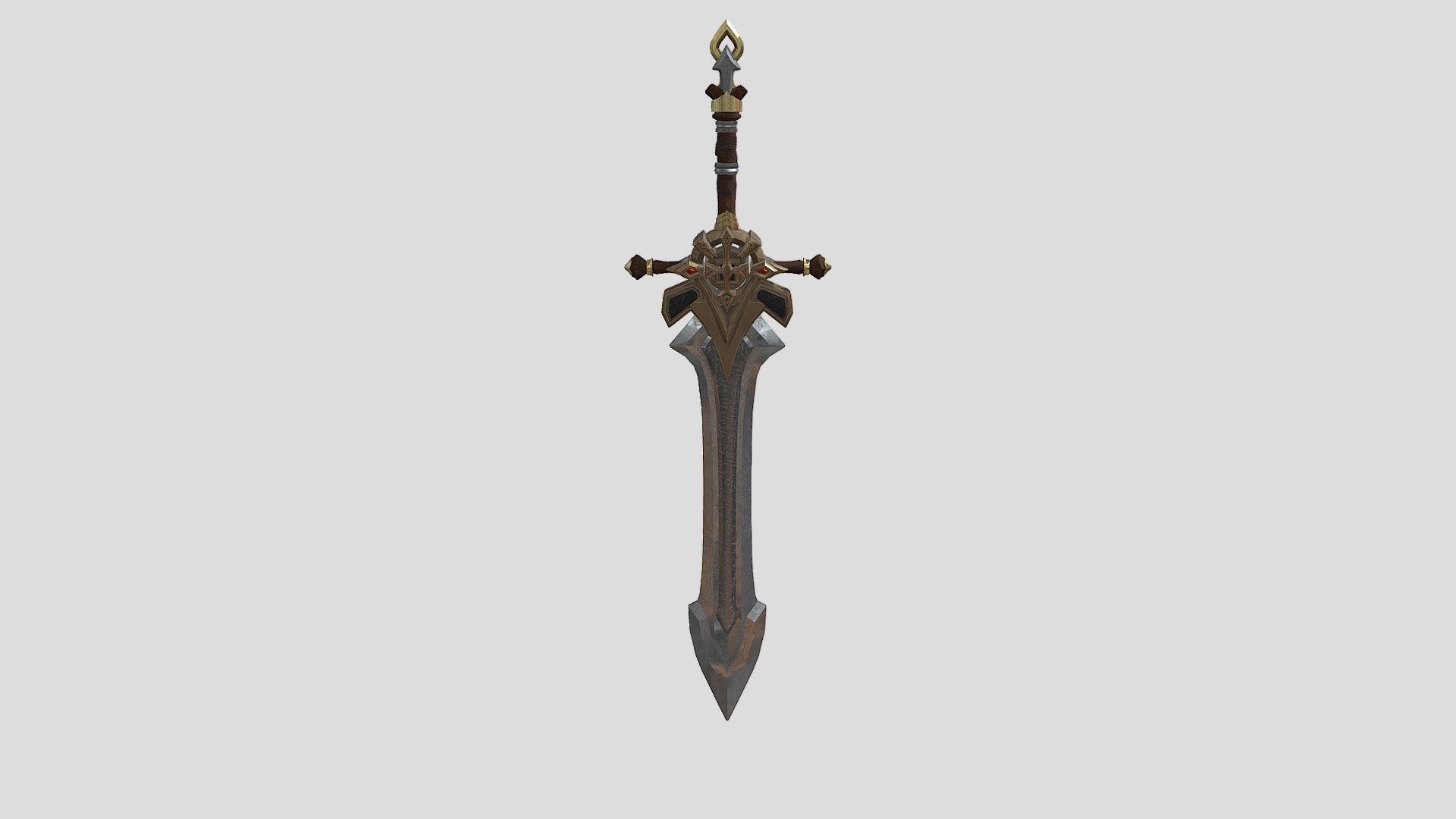 Highly Detailed Sword - Download Free 3D model by Ibrahim_iftikhar_k09 ...