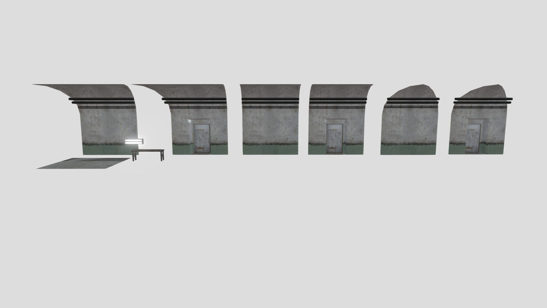 Modular Bunker - Download Free 3D model by Mats de Wind (@matsdewind ...