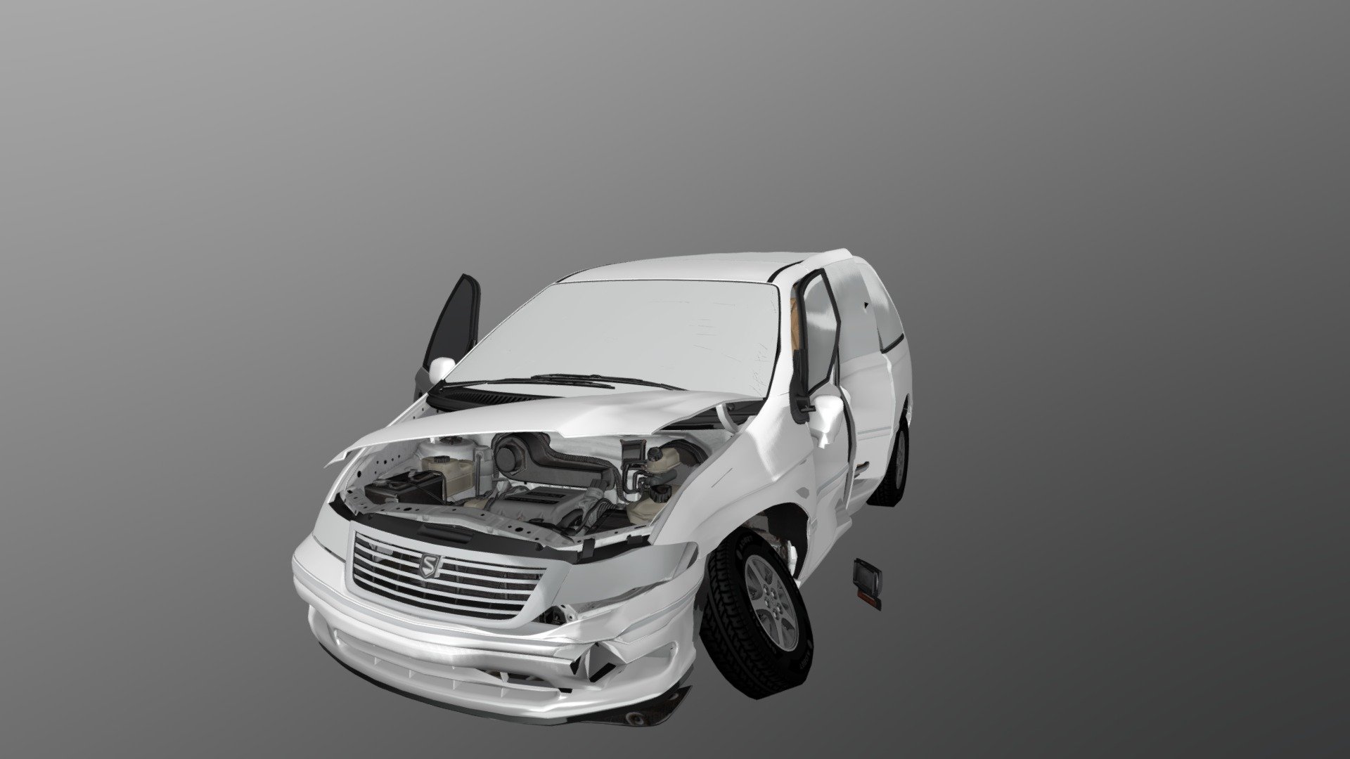 Car Accident - 3D model by Jhon Cameron (@pigazoss) [58d8363] - Sketchfab