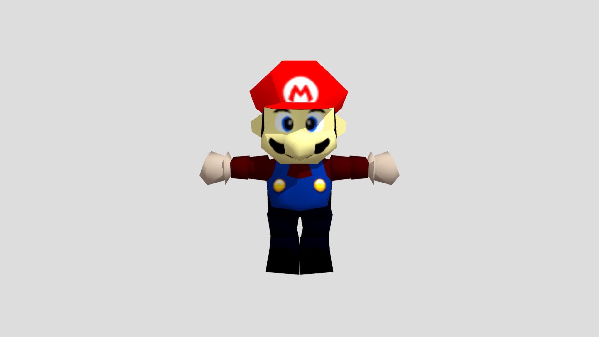 Mario.objs - Download Free 3D model by jedithmr [58d9a64] - Sketchfab