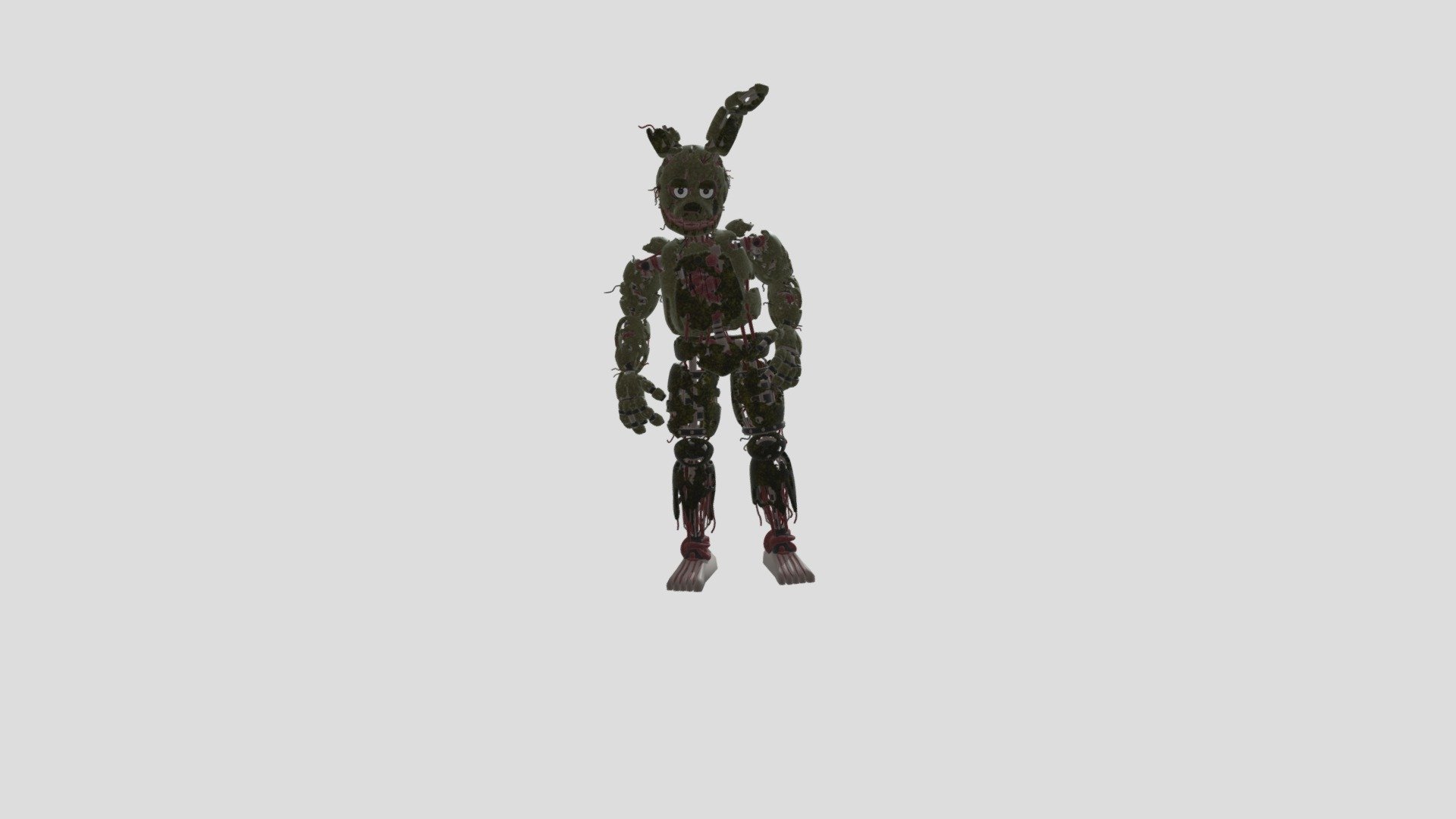 Springtrap - Download Free 3D model by dwall8611 [58db15a] - Sketchfab