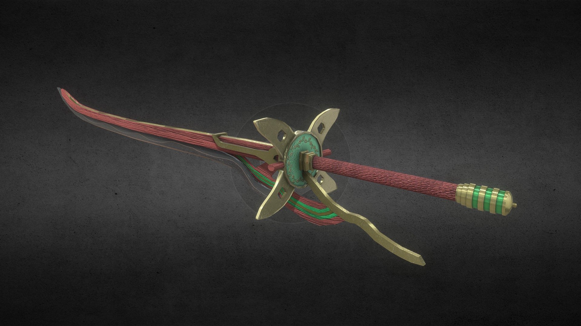 Katana - 3D model by Remi_De_Meerleer [58db585] - Sketchfab