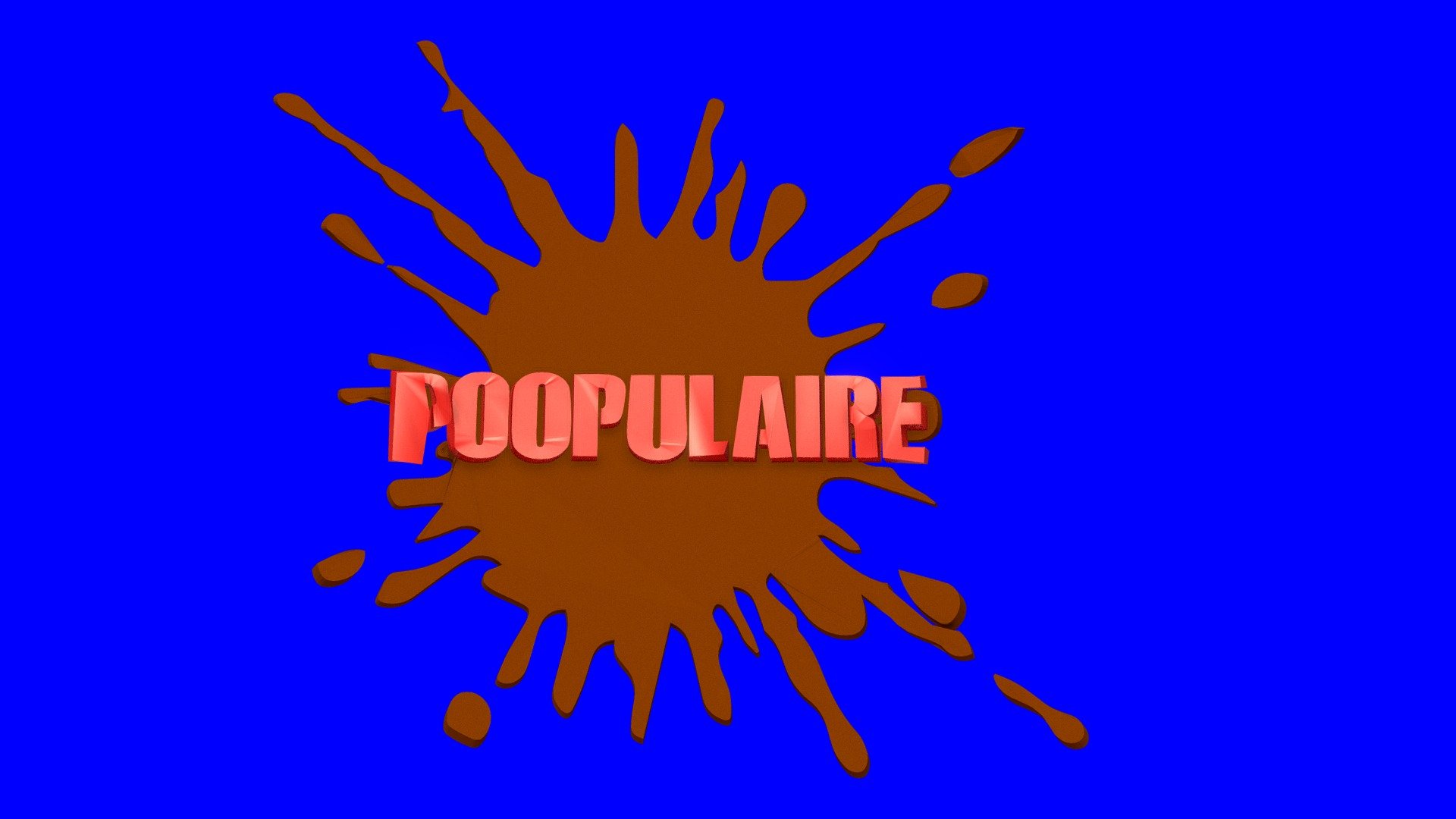 Poopulaire - Download Free 3D model by KidpaddleetcieGlin [58dda13 ...