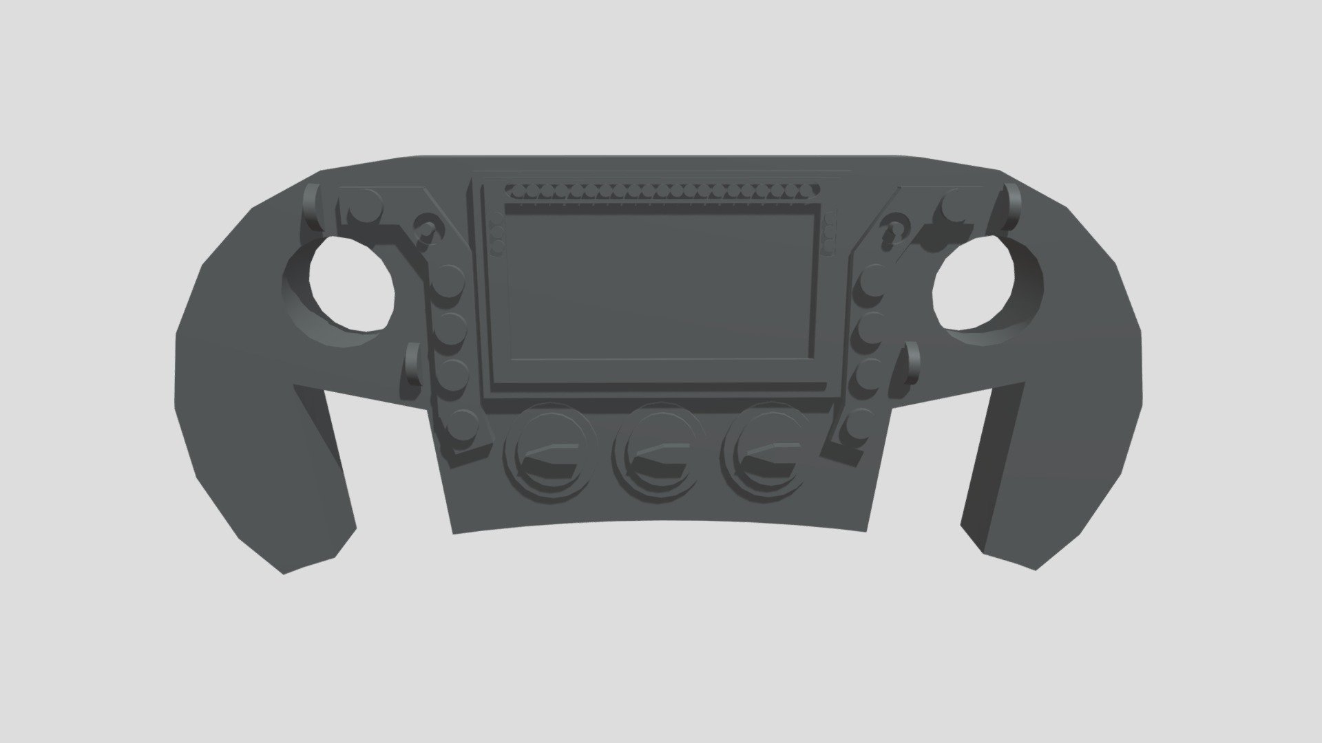 Formula 1 Steering Wheel - Prototype - Download Free 3D model by ...