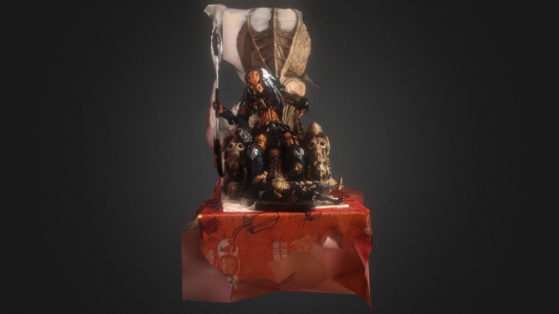 NECA Predator Clan Chief and Throne - Download Free 3D model by ...