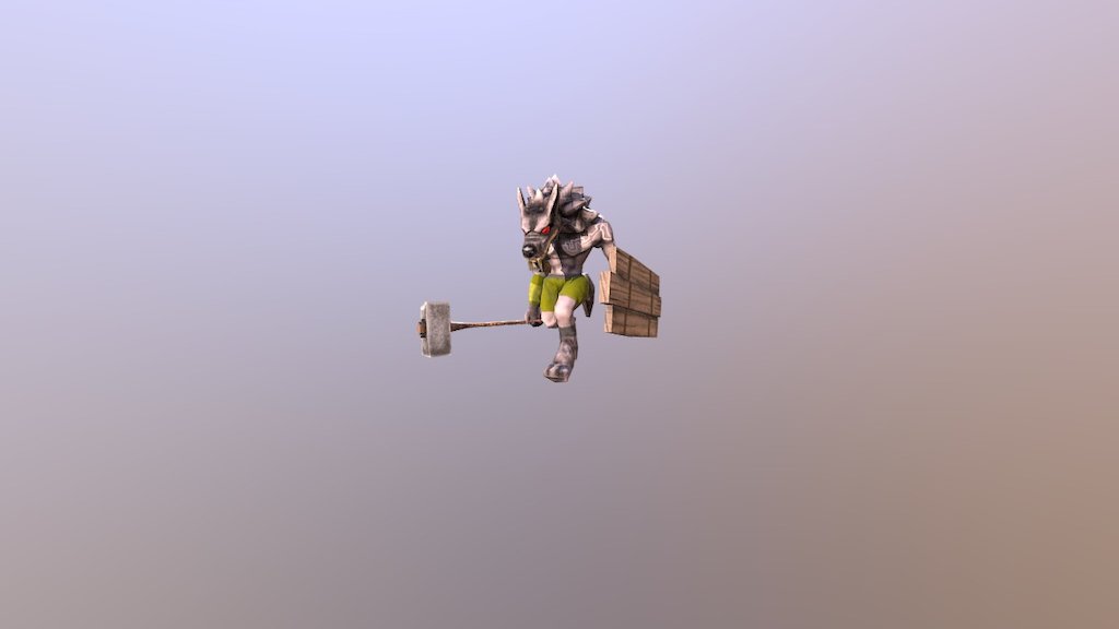 Warg - low poly model - 3D model by kobbart [58e22b8] - Sketchfab