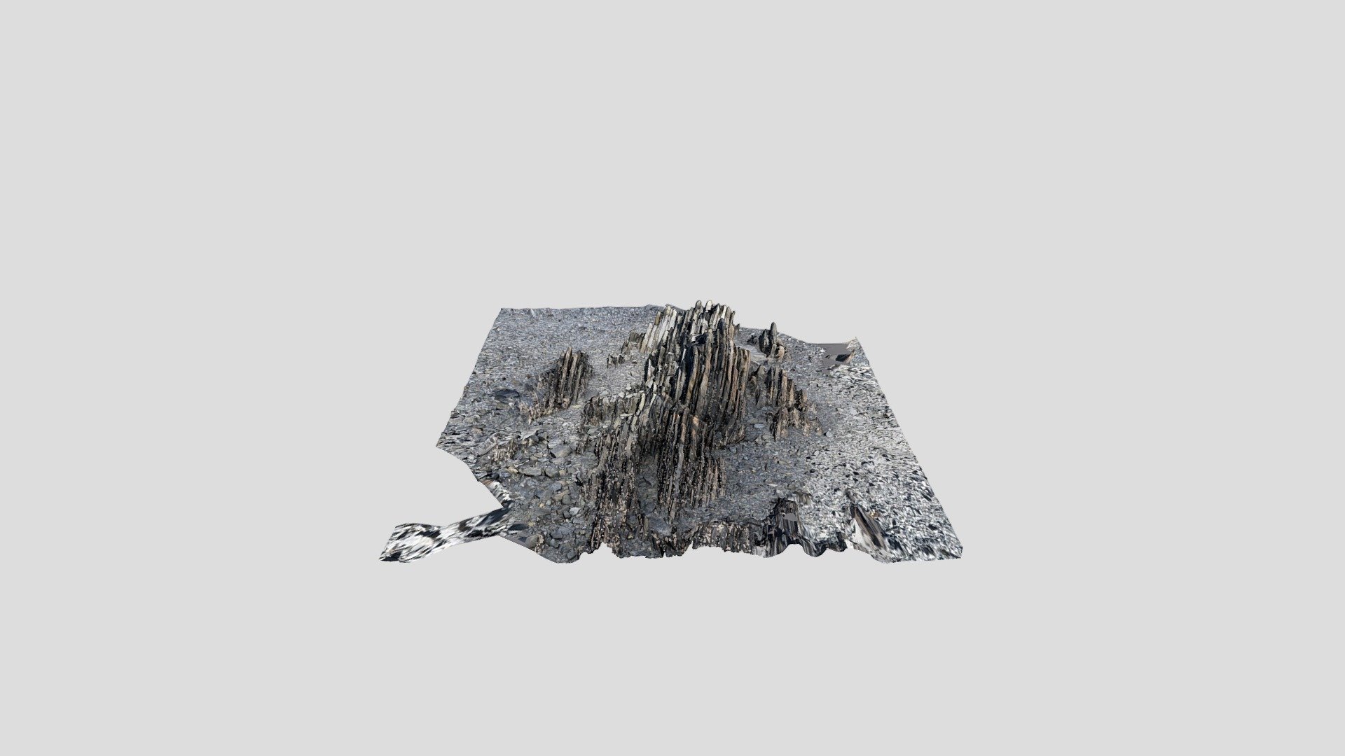 Slate Rock on the Beach (CC0) - Download Free 3D model by KHS ...