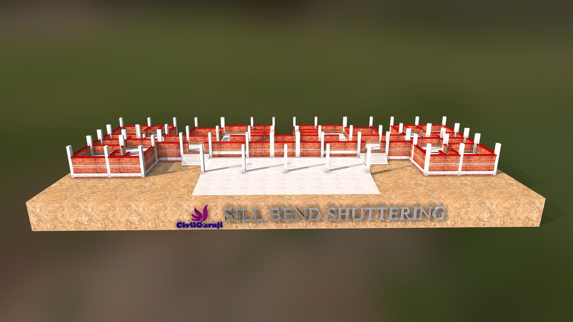 23 SILL BEND SHUTTERING_obj - 3D model by contentdevelop3 [58e324b ...