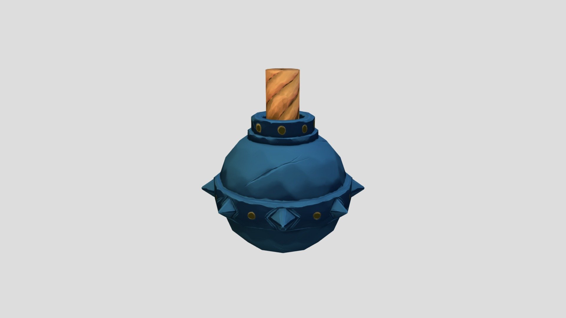 Little bomb - 3D model by SeTech [58e4ca3] - Sketchfab