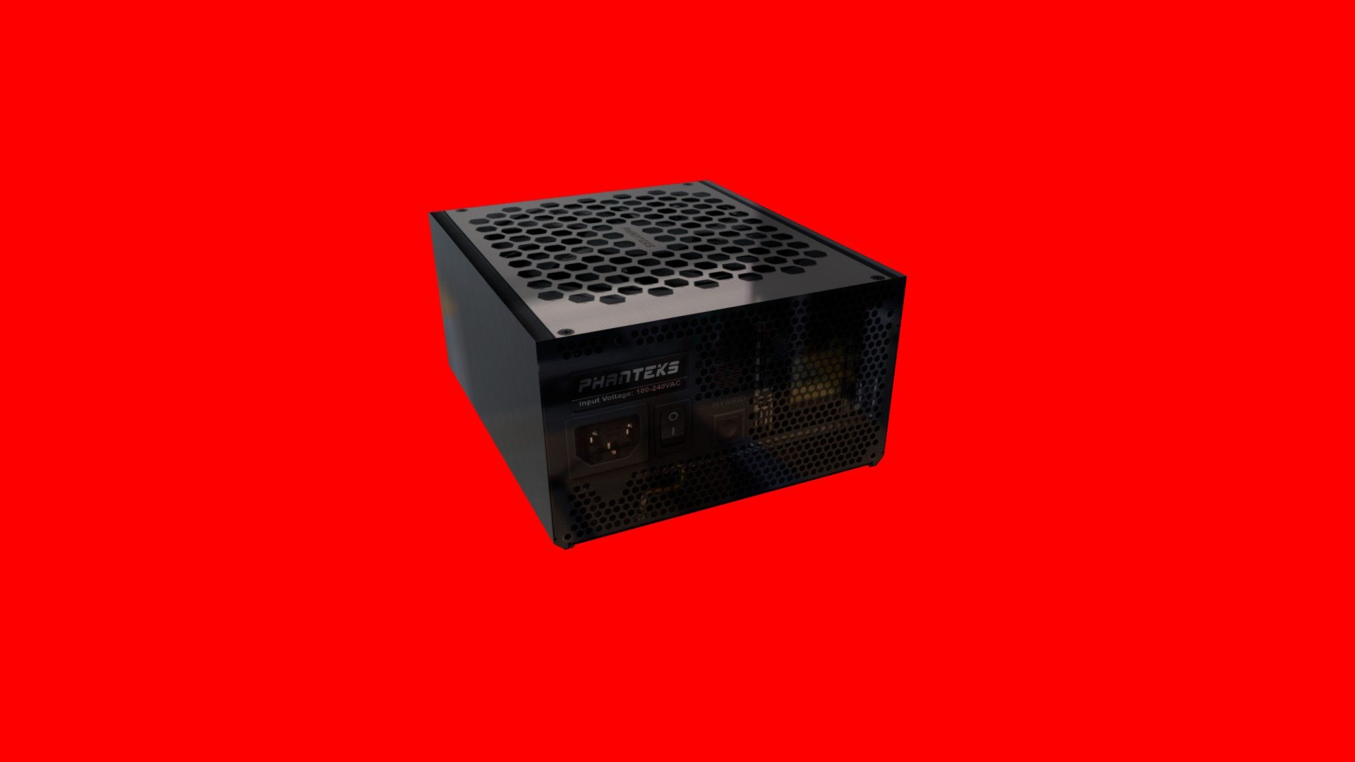 Power Unit Phanteks REVOLT PRO Low-Poly - Download Free 3D model by ...