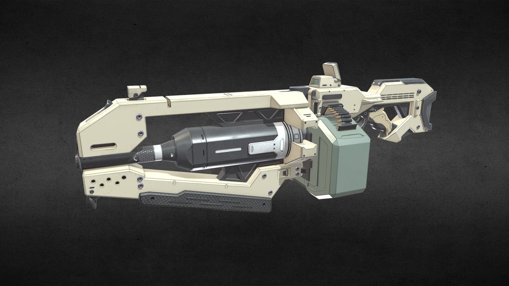 refs - weapons - guns - sci-fi - A 3D model collection by Antoine Patel ...