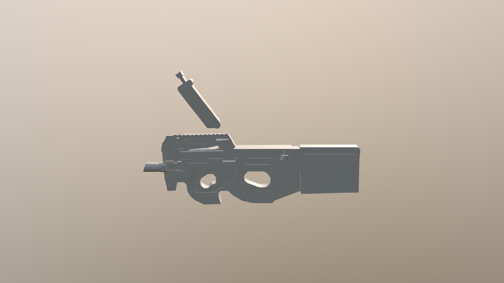 P90 Gun - 3D model by lukegill8731 [58e7fdd] - Sketchfab