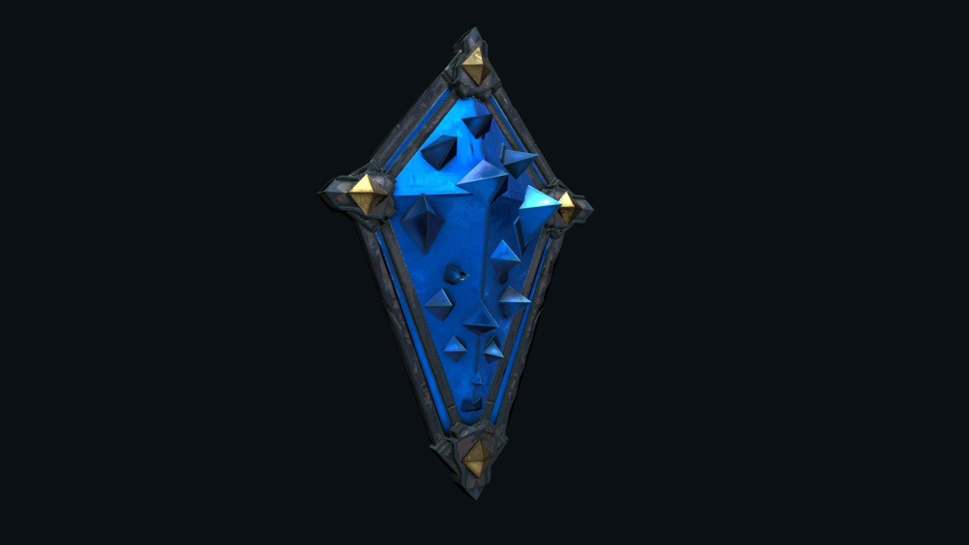 Crystal Shield - 3D model by Gabriel Gonçalves (@gabrielartanddesign ...