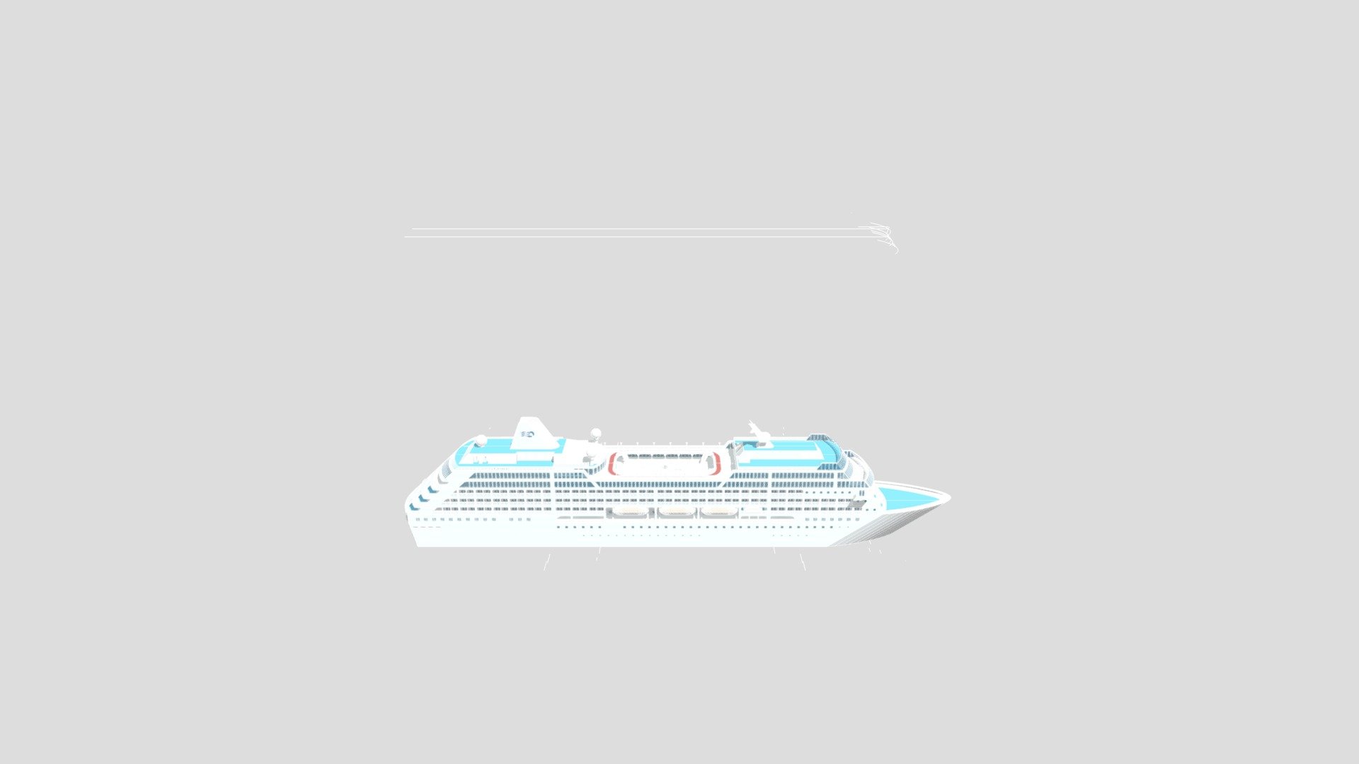 Pacific Princess - Download Free 3D model by Gman The Cruise Dude ...