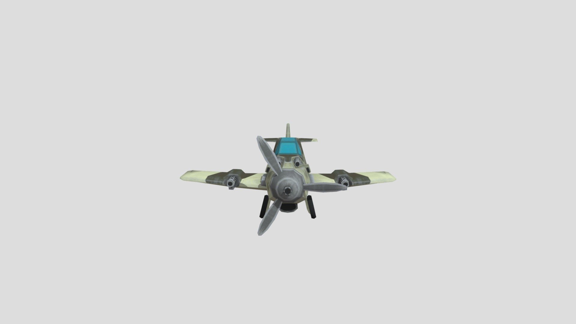 chicken gun bf-109 plane - Download Free 3D model by amogusstrikesback2 ...