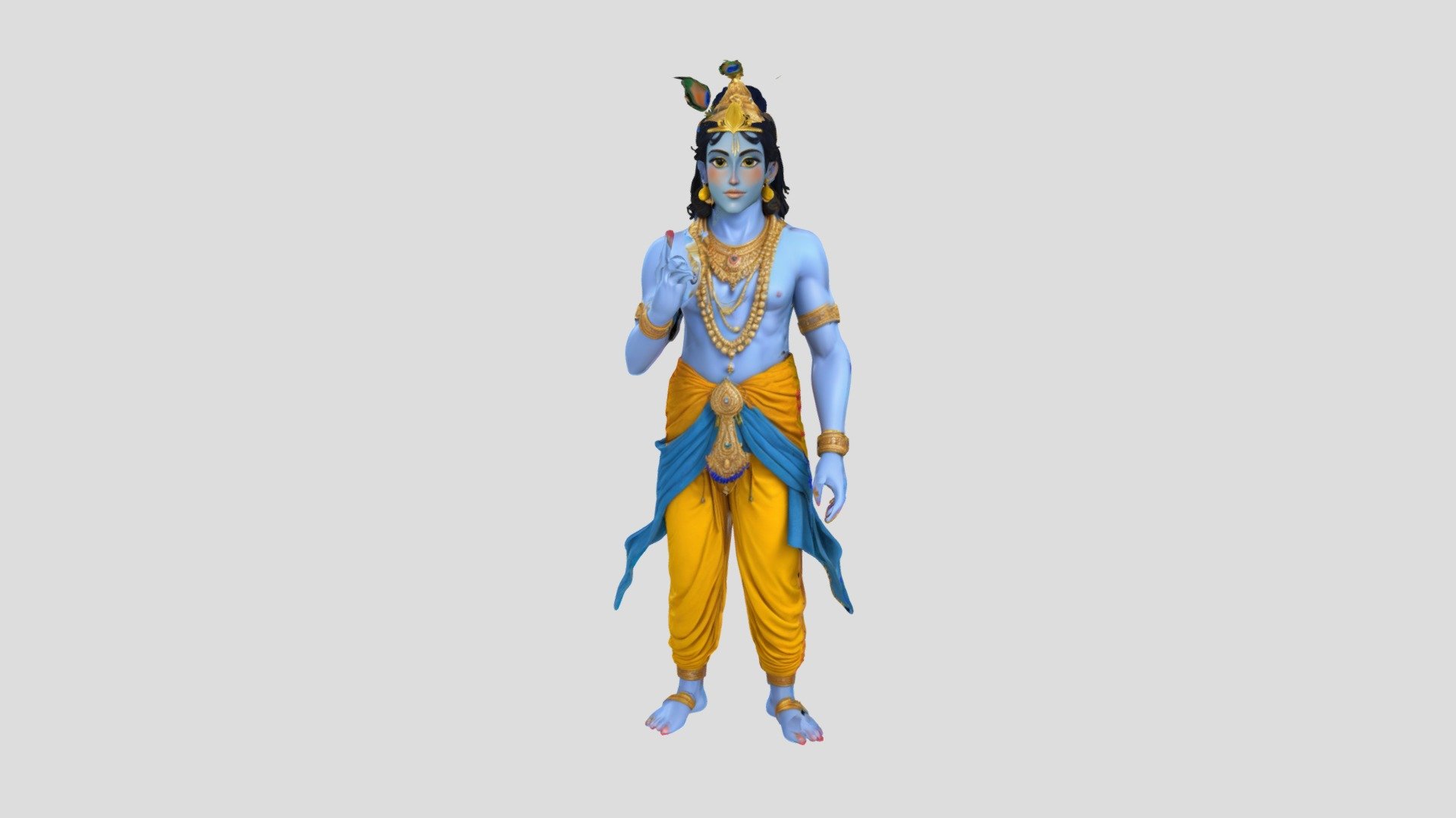 Shri Krishna In Mahabharat - 3D model by Vivek Narzary (@vneducation ...