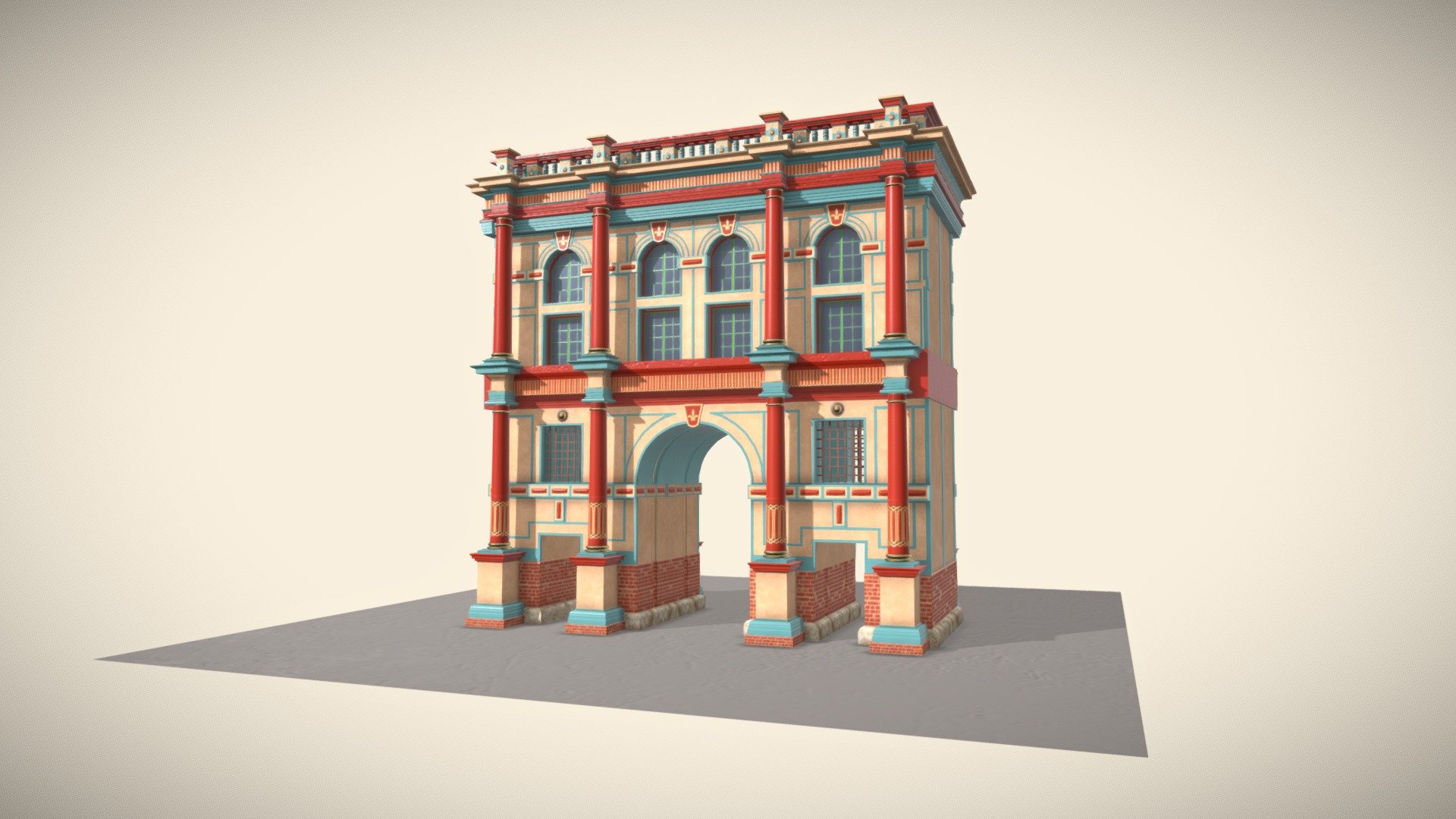 Brama - 3D model by ak (@agak) [58ee2a0] - Sketchfab