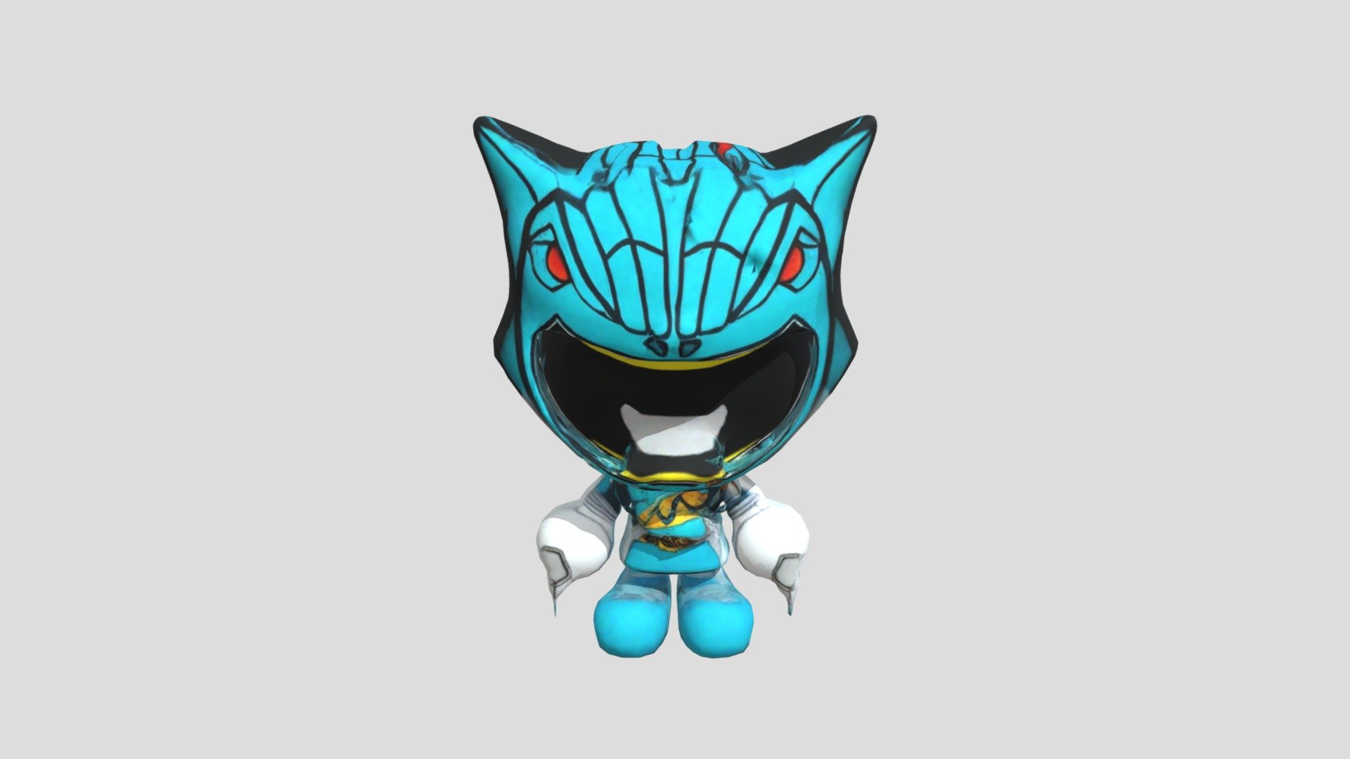 Kyoryu cyan yuko - Download Free 3D model by Powerrangerstudio ...