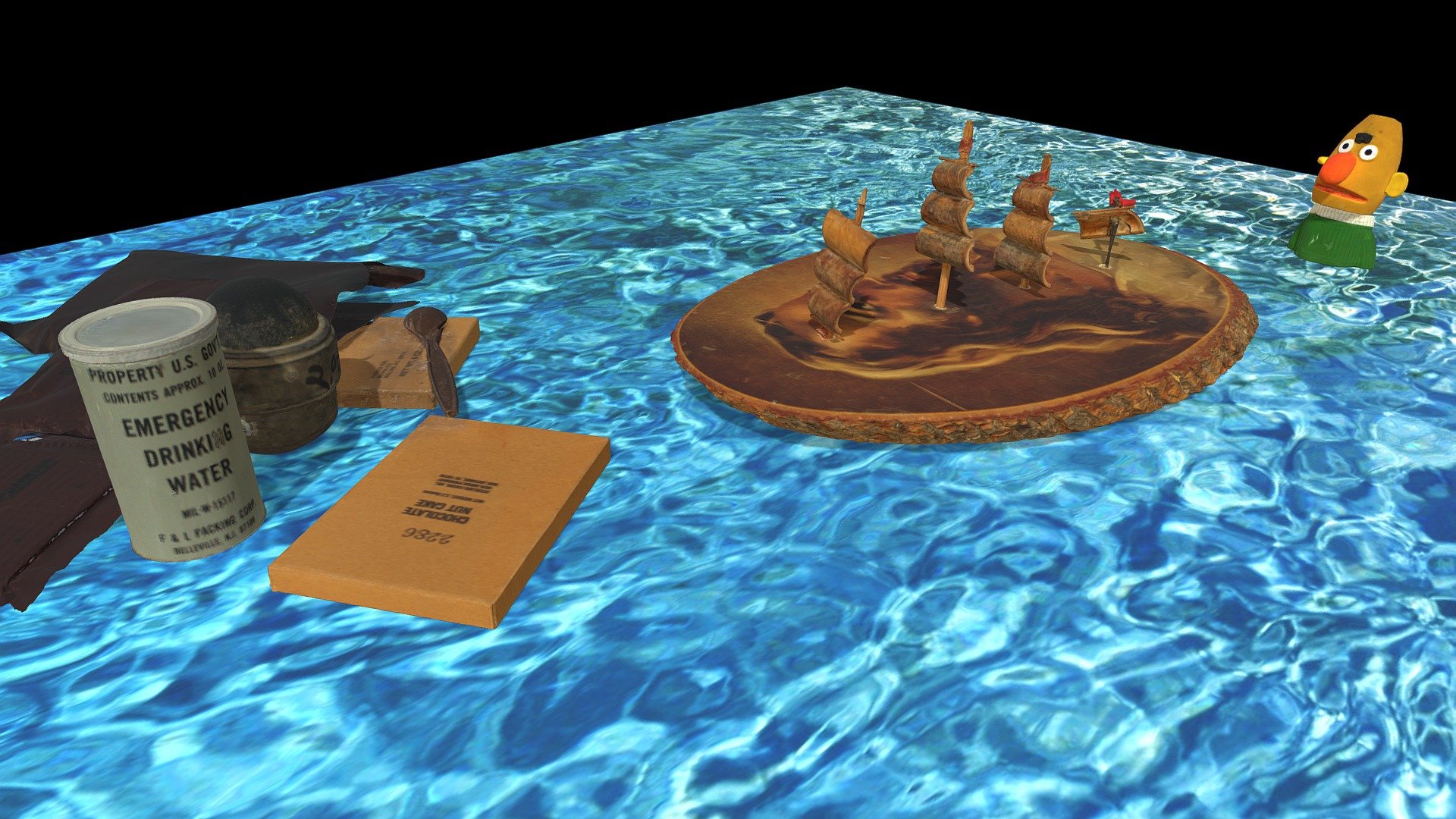 Aquarium Floater - Download Free 3D model by MDPLS Digital Collections ...