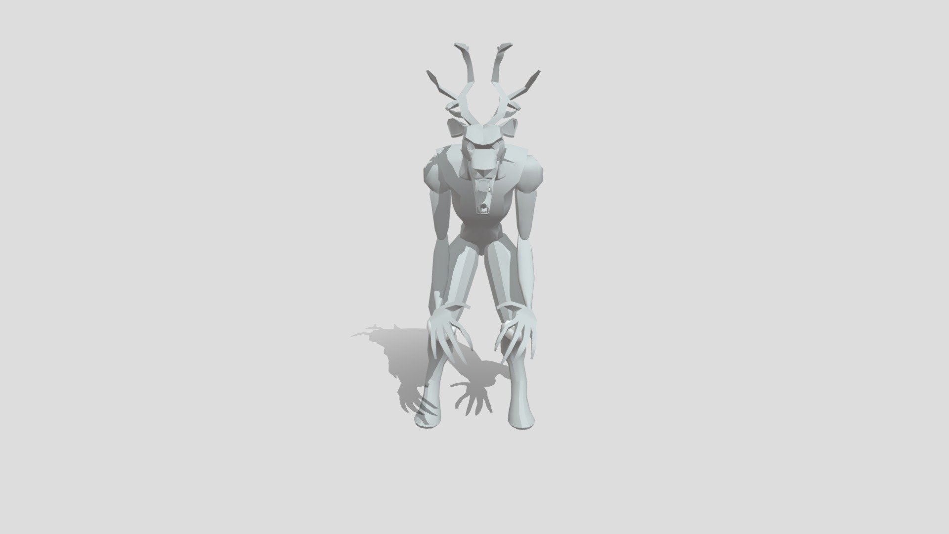 Wendigo_Model_WIP - 3D model by Moli (@HUD18137450) [58eeeaf] - Sketchfab